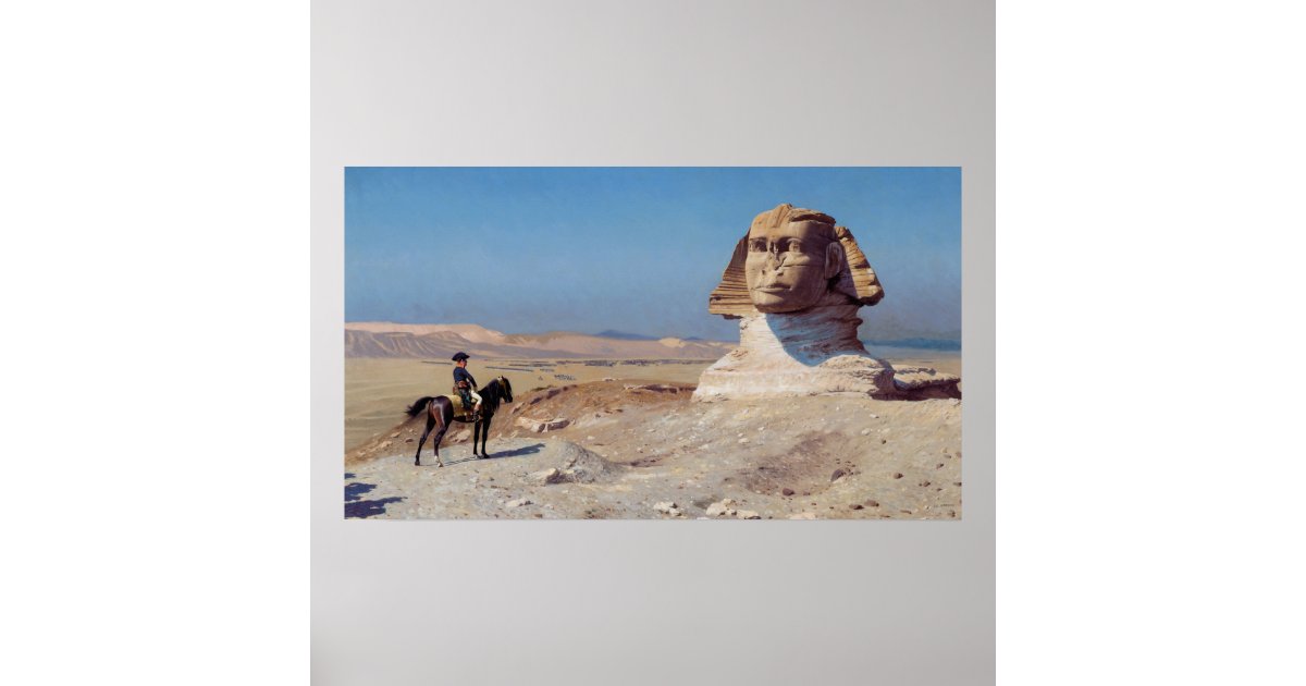 Napoleon at the Sphinx Poster | Zazzle