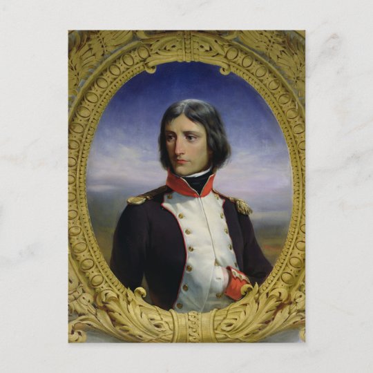 Napoleon Bonaparte as Lieutenant Colonel Postcard | Zazzle.com