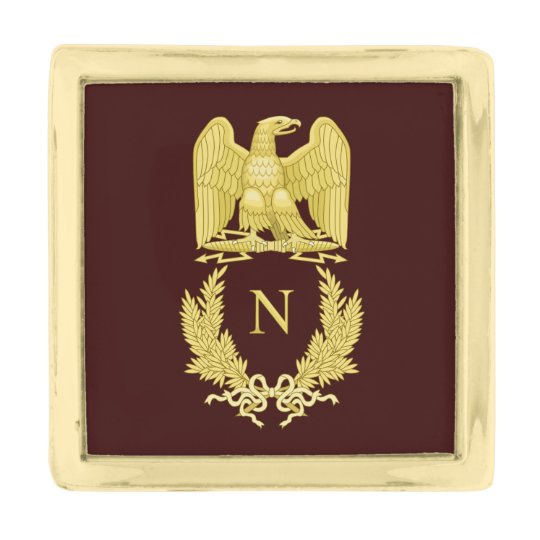 Napoleon Bonaparte Eagle Emblem Gold Finish Lapel Pin | Zazzle.com
