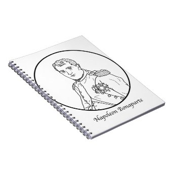 Napoleon Bonaparte Line Drawing Notebook | Zazzle