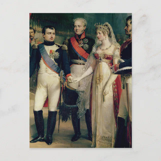 Napoleon Bonaparte Receiving Queen Louisa Postcard | Zazzle