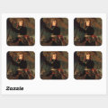 Napoleon Bonaparte's Rally at the Battle of Arcole Square Sticker | Zazzle