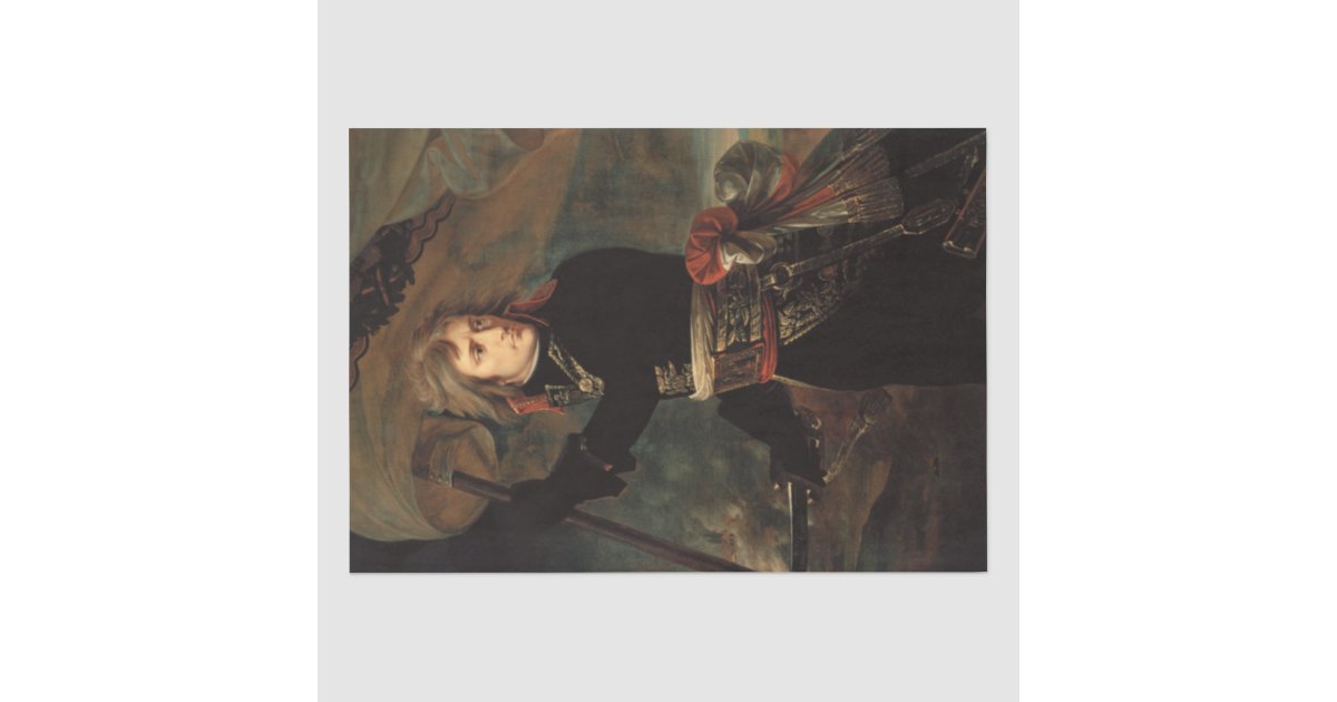 Napoleon Bonaparte's Rally at the Battle of Arcole Tissue Paper | Zazzle
