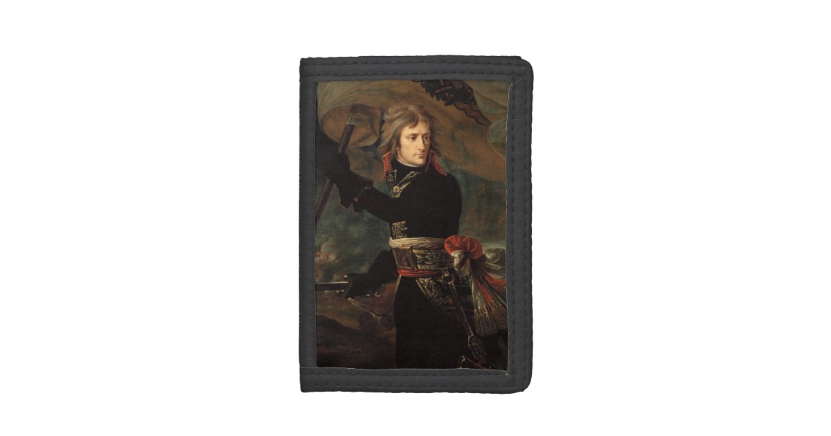 Napoleon Bonaparte's Rally at the Battle of Arcole Trifold Wallet | Zazzle