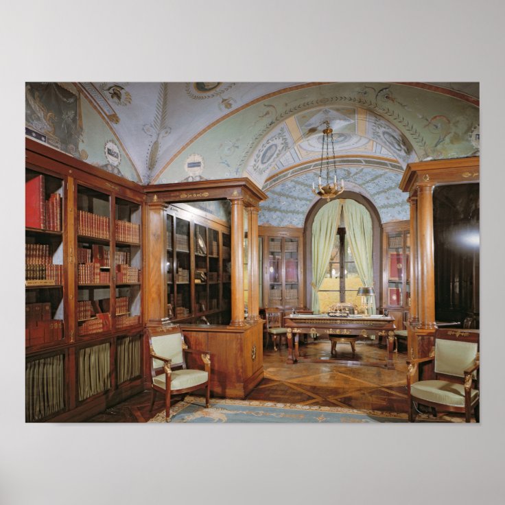 Napoleon Bonaparte's study, c.1800 Poster | Zazzle