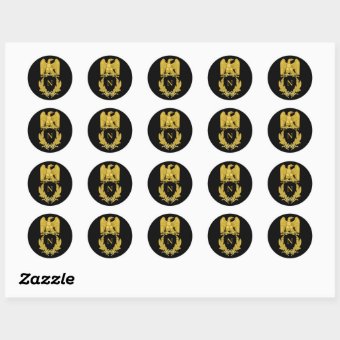 Napoleon Emblem Classic Round Sticker | Zazzle