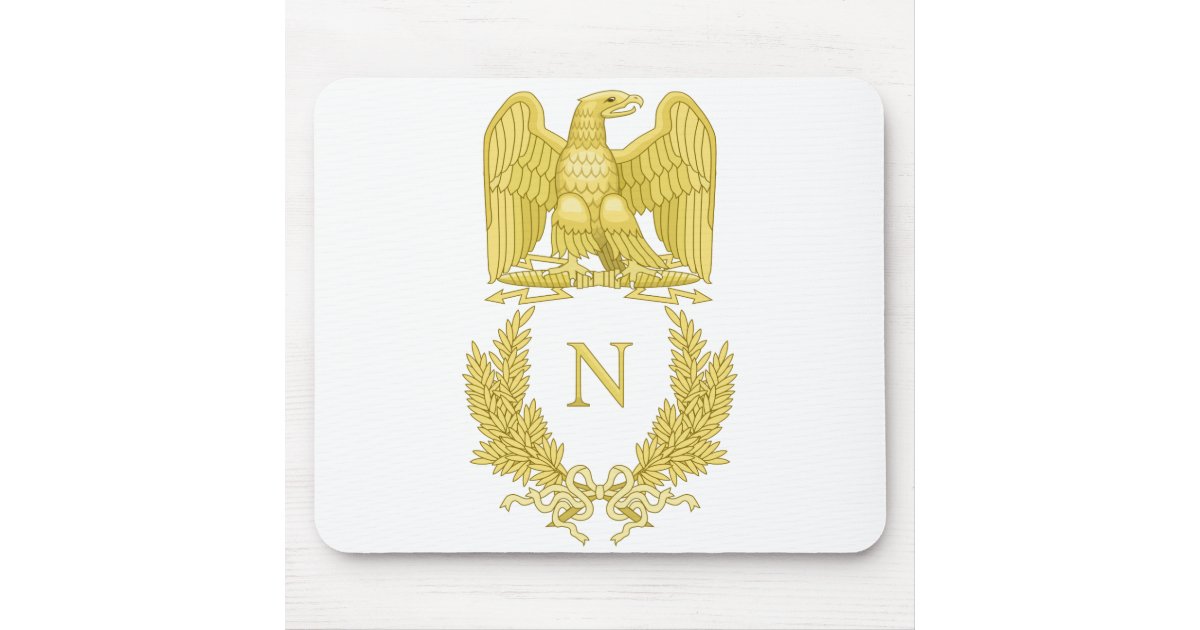 Napoleon Emblem Mouse Pad | Zazzle