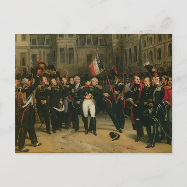 Napoleon I Bidding Farewell to the Imperial Postcard | Zazzle