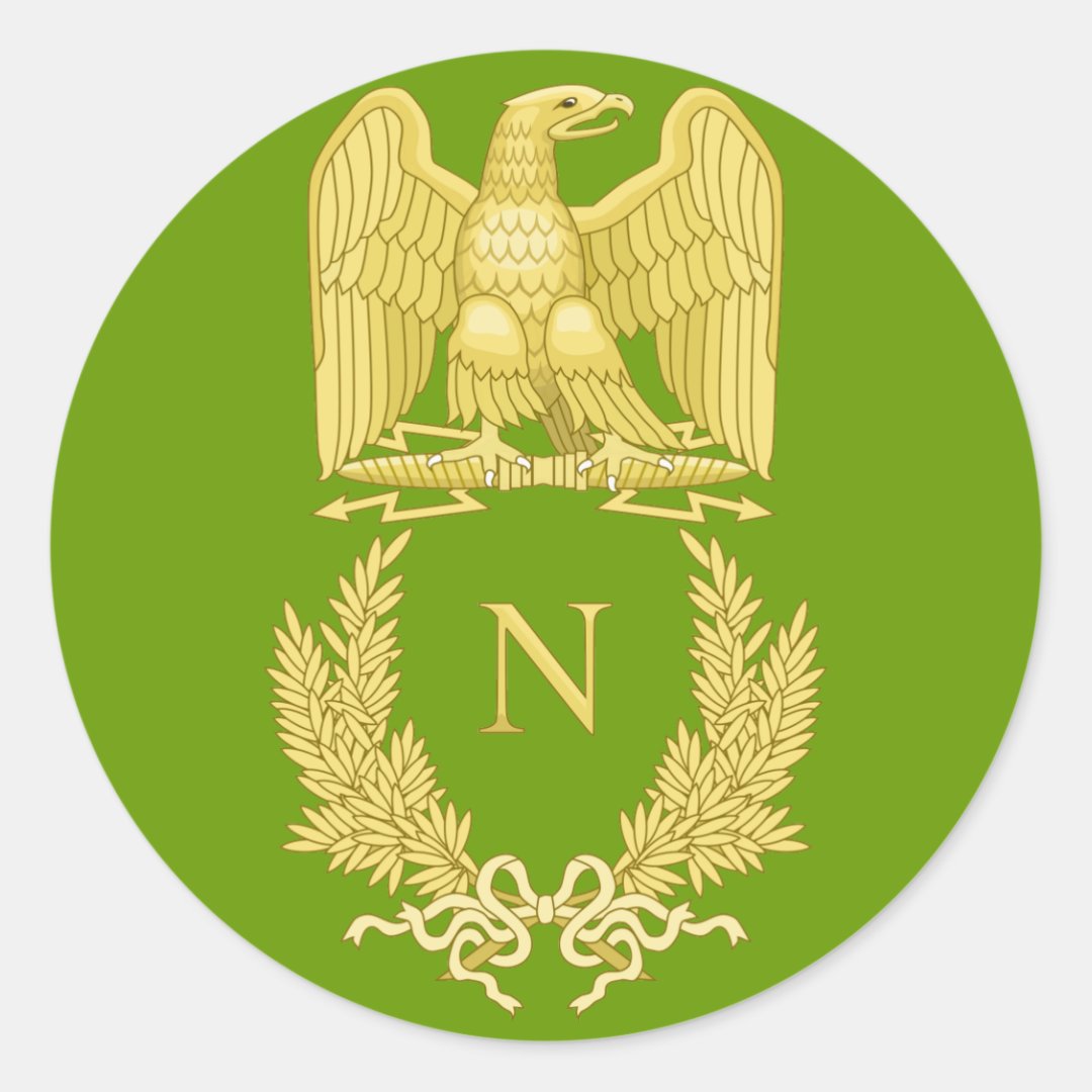 Napoleon I Imperial Eagle Emblem on sticker | Zazzle