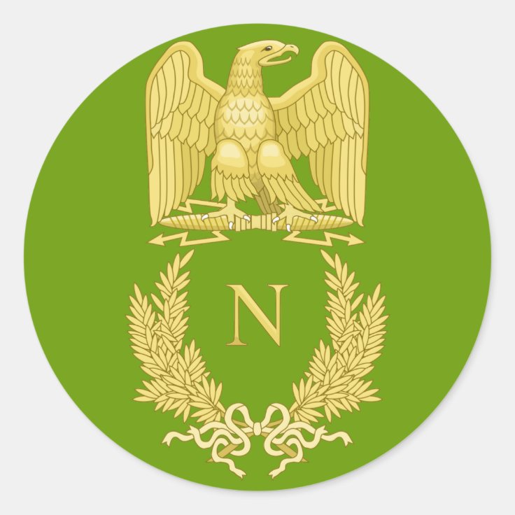 Napoleon I Imperial Eagle Emblem on sticker | Zazzle