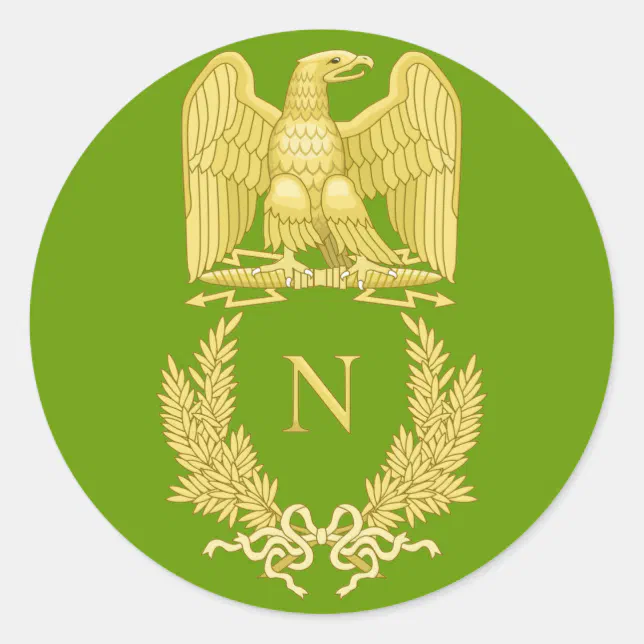 Napoleon I Imperial Eagle Emblem on sticker | Zazzle