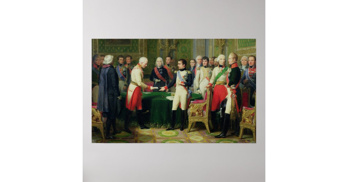 Napoleon I Receiving Baron Vincent Poster | Zazzle