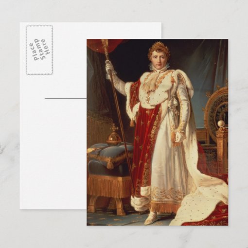 Napoleon in Coronation Robes, c.1804 Postcard | Zazzle