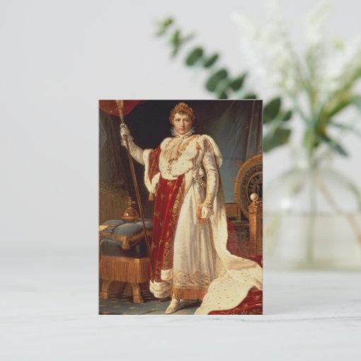 Napoleon in Coronation Robes, c.1804 Postcard | Zazzle