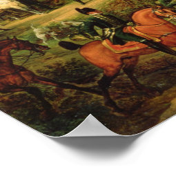 Napoleon on a hunt in the Compiegne Forest, 1811 Poster | Zazzle