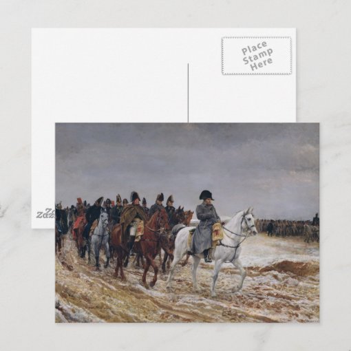 Napoleon on Campaign in 1814, 1864 Postcard | Zazzle