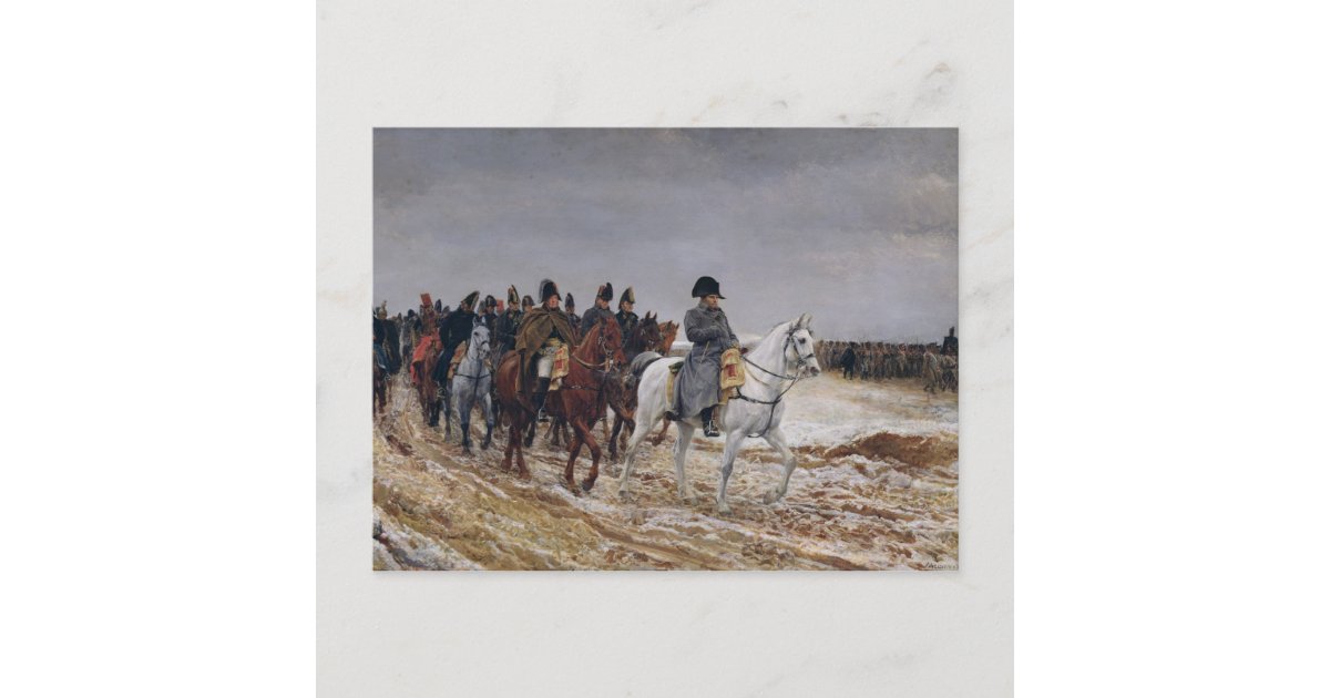 Napoleon on Campaign in 1814, 1864 Postcard | Zazzle