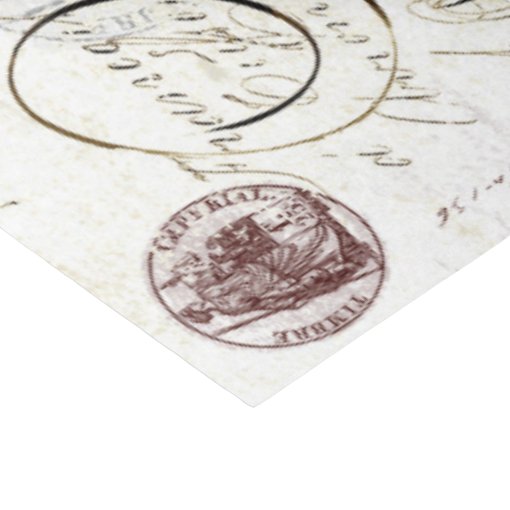 Napoleon Script Decoupage Tissue Paper | Zazzle