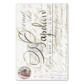 Napoleon Script Decoupage Tissue Paper | Zazzle