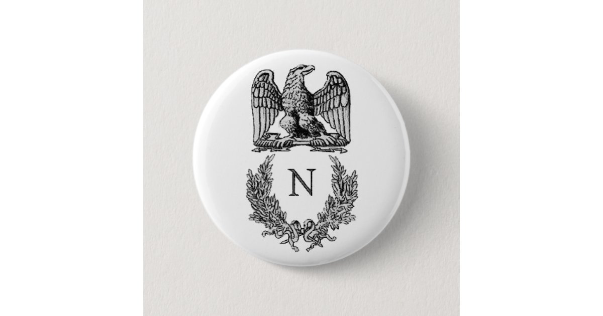 Napoleon Symbol Pinback Button | Zazzle