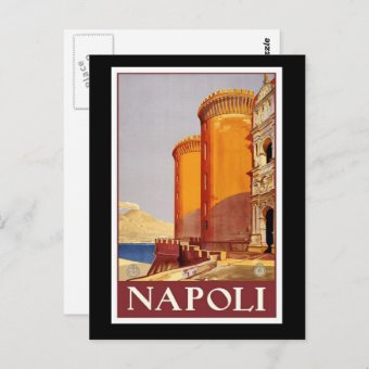 NAPOLI vintage travel postcards | Zazzle