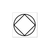 Narcotics Anonymous NA Symbol Logo Rubber Stamp | Zazzle