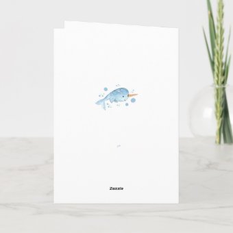 Narwhal Birthday Card | Zazzle