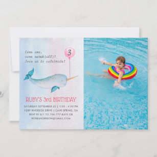 Narwhal Invitations | Zazzle