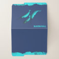 Narwhal Under The Ice File Folder | Zazzle