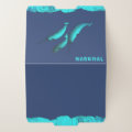Narwhal Under The Ice File Folder | Zazzle