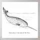 Narwhal Whale Unicorn of the Sea Poster | Zazzle