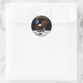 NASA Apollo 11 Logo Classic Round Sticker | Zazzle
