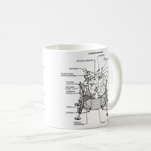 NASA Apollo 11 Lunar Lander Module Coffee Mug | Zazzle
