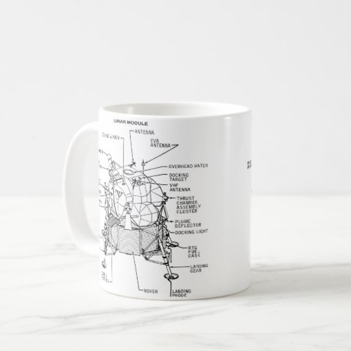 NASA Apollo 11 Lunar Lander Module Coffee Mug | Zazzle