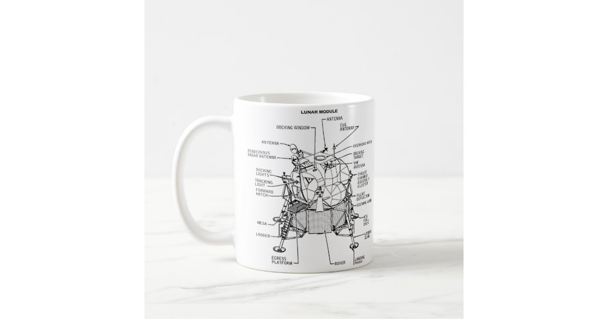 NASA Apollo 11 Lunar Lander Module Coffee Mug | Zazzle