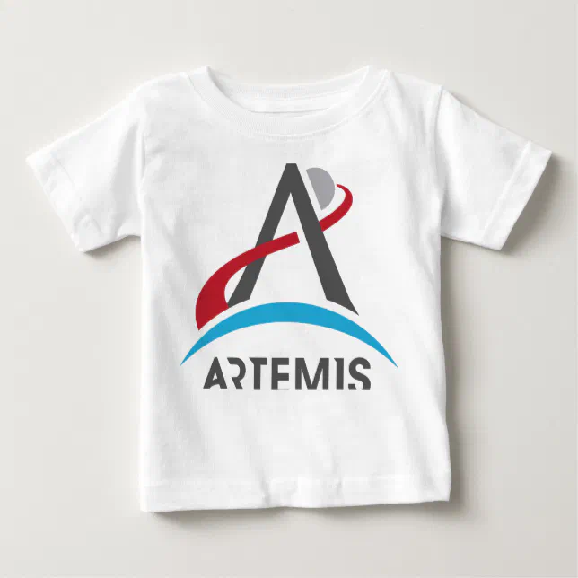 NASA Artemis Program Logo Mars 2024 Astronaut Baby T-Shirt | Zazzle