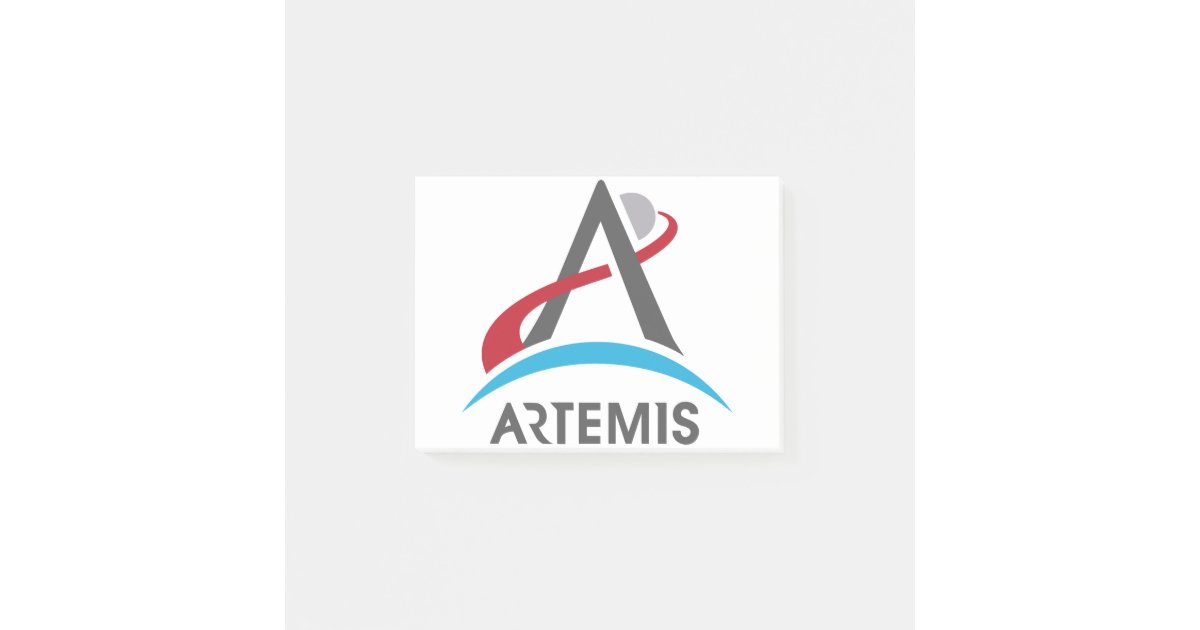 NASA Artemis Program Logo Mars 2024 Astronaut Post-it Notes | Zazzle