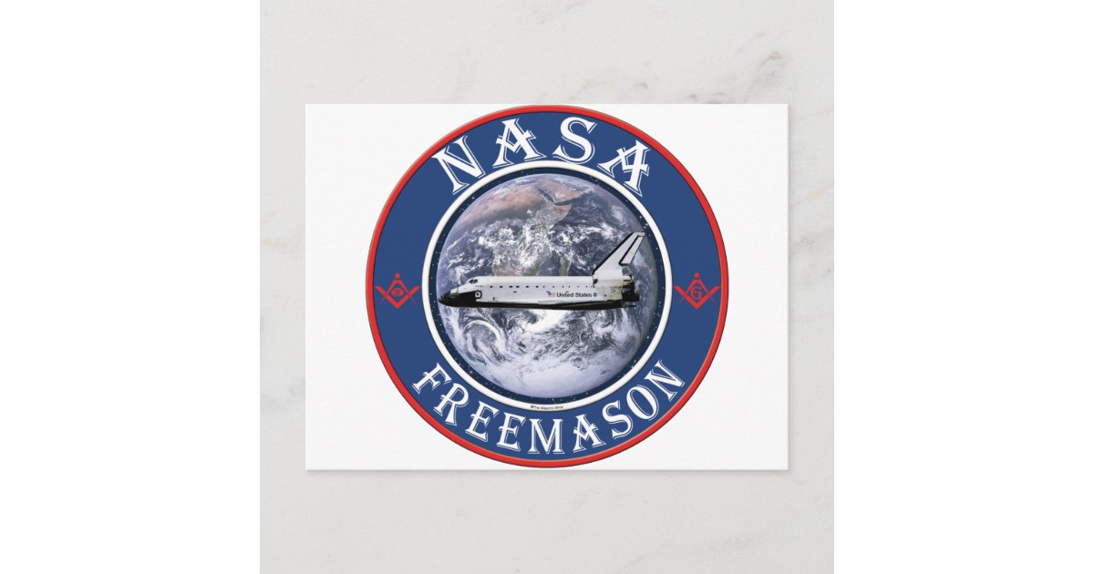 NASA Freemason Postcard | Zazzle