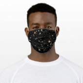 NASA Hubble Ultra Deep Field Galaxies Adult Cloth Face Mask | Zazzle
