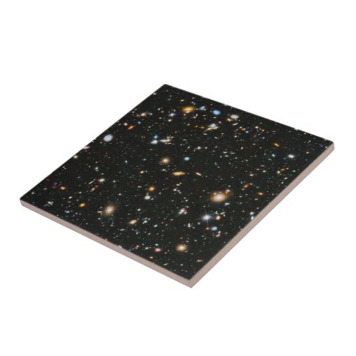 NASA Hubble Ultra Deep Field Galaxies Ceramic Tile | Zazzle