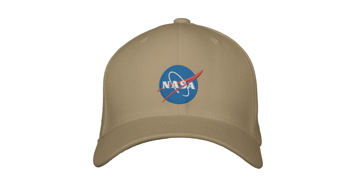NASA Logo Embroidered Hat | Zazzle