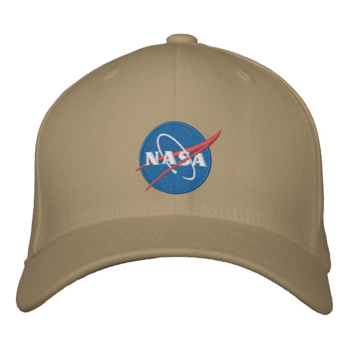 NASA Logo Embroidered Hat | Zazzle.com
