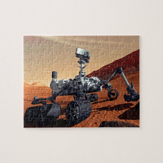 NASA Mars Curiosity Rover Artist Concept Jigsaw Puzzle | Zazzle.com