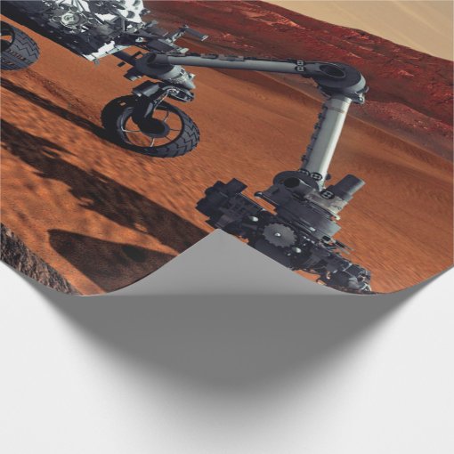 NASA Mars Curiosity Rover Artist Concept Wrapping Paper | Zazzle