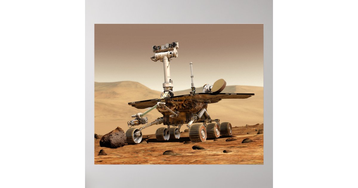 NASA Mars Rover Poster | Zazzle