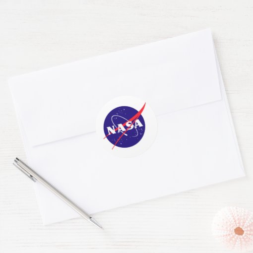 NASA Meatball Logo Classic Round Sticker | Zazzle