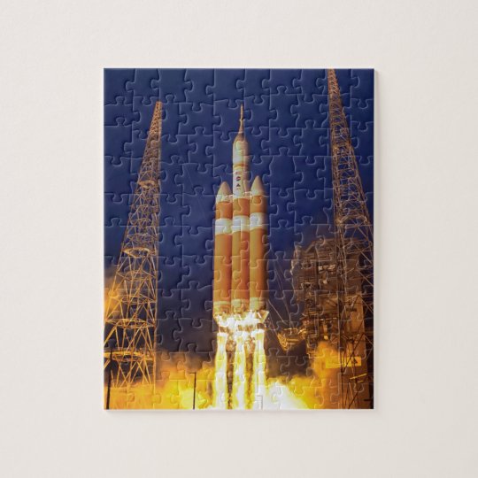 NASA Orion Spacecraft Rocket Launch Jigsaw Puzzle | Zazzle.com