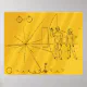 NASA Pioneer 10 Space Probe Gold Plaque Poster | Zazzle