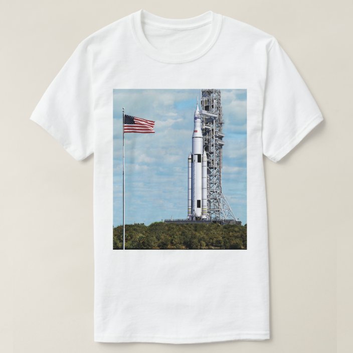 NASA SLS Space Launch System Rocket Launchpad T-Shirt | Zazzle.com
