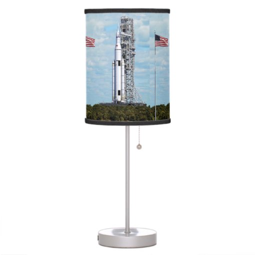 NASA SLS Space Launch System Rocket Launchpad Table Lamp | Zazzle